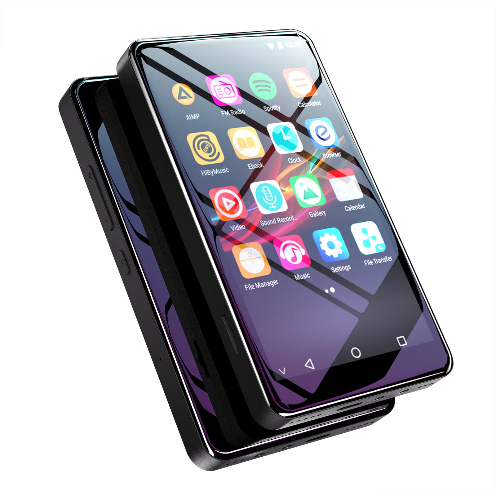 PECSU MP3 Player with Bluetooth and WiFi, Android Streaming Music Player with Spotify, 5" 1080P Full Touch Screen MP4 Player with Speaker, Lossless Walkman Digital Audio Player, Expandable up to 512GB