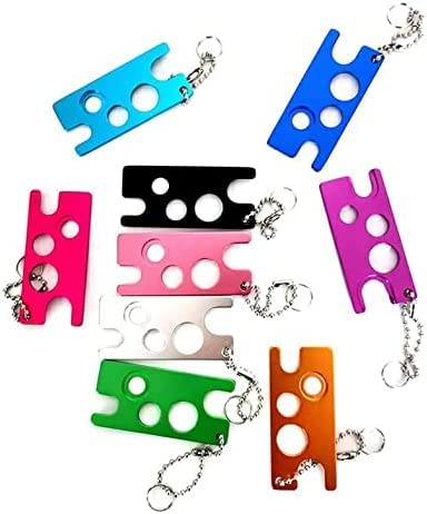 Htppzjr Essential Oil Bottle Metal Orifice Remover Opener Roller Bottle Opener Metal Key Tool Opener and 123456r for Roller Balls and Caps