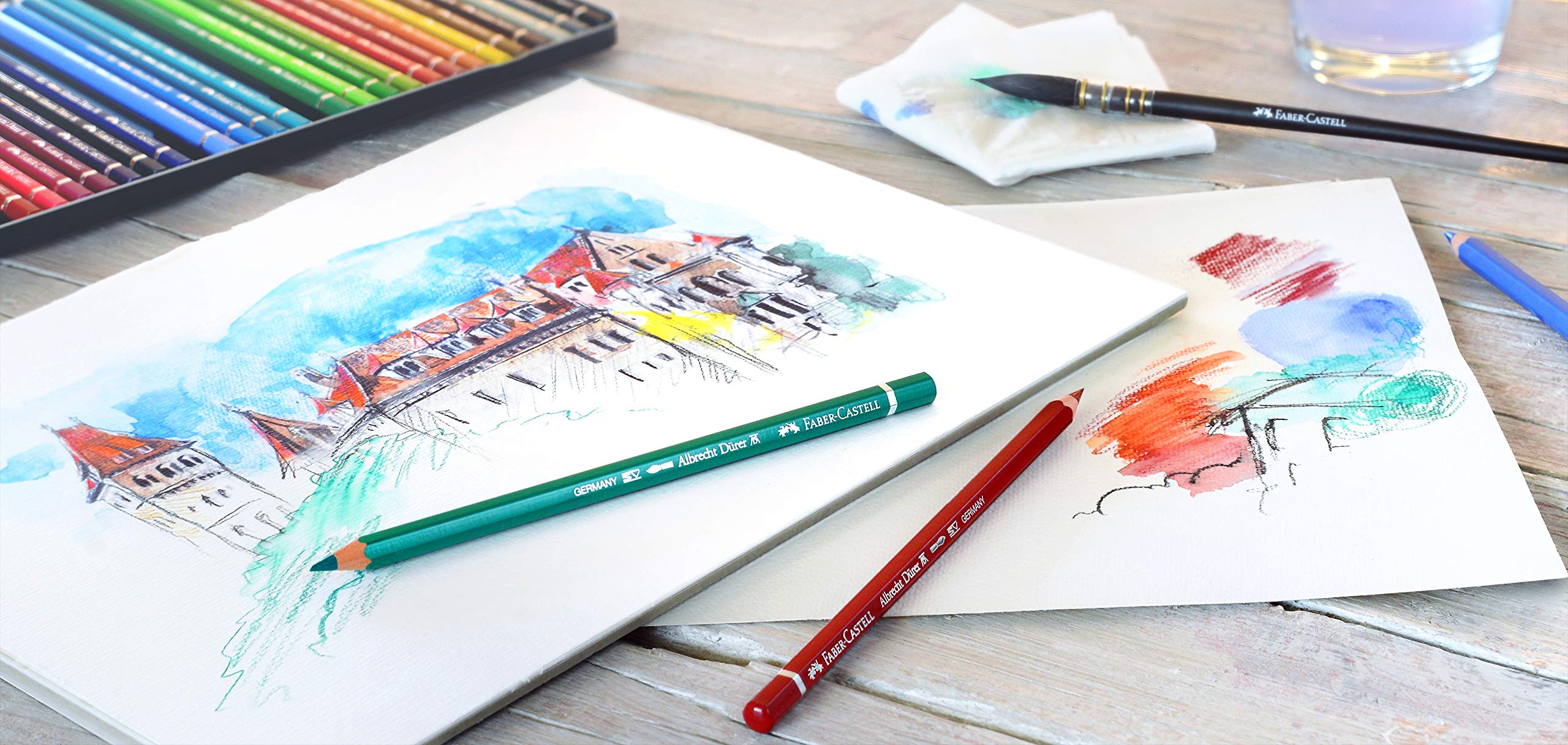 Faber-Castell 5.3 mm Albrecht Dürer Magnus Watercolour Pencils (Pack of 24)