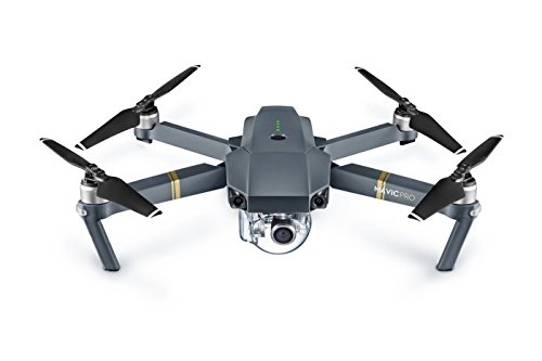 DJI Mavic Pro Bundle with Shoulder Bag, Props, Car Charger and 2 Extra Batteries (Renewed)