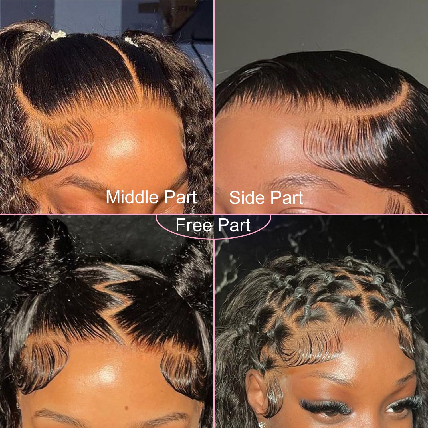 Jektoain 13x4 Deep Wave Wig (13x4 Deep Wave Lace Wig, 18 Inch)