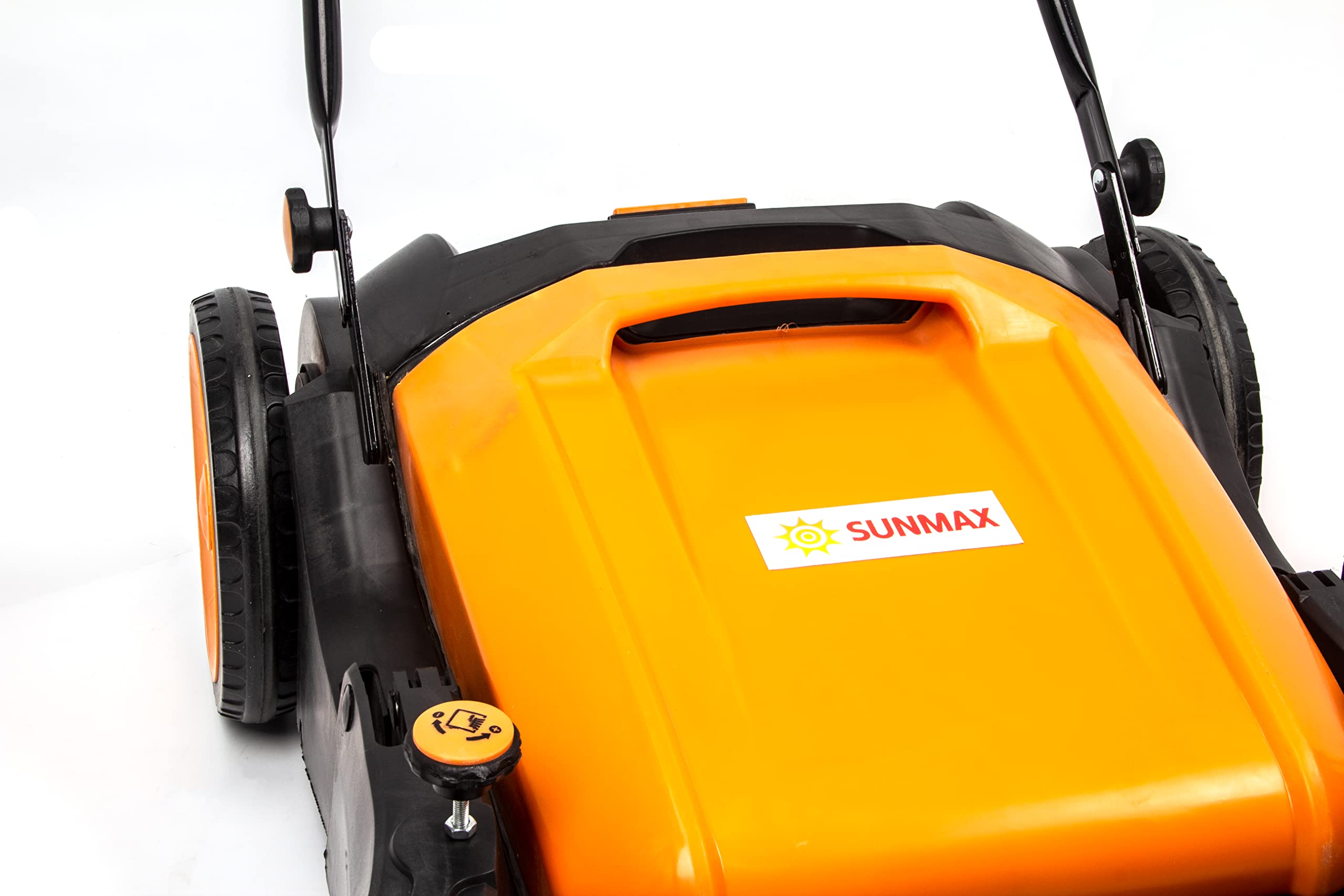 SUNMAX RT980 Industrial Floor Sweeper with Triple Brooms, 38" Outdoor and Indoor Sweeper, 38,000 Square feet per Hour, 12 gal Waste Container