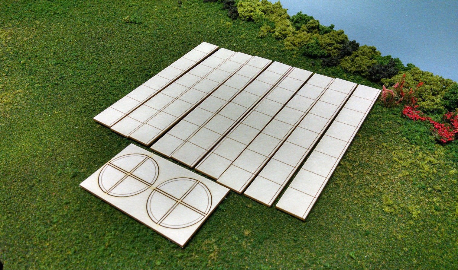 Train Time Laser HO Scale Laser Cut New Sidewalk - 340 Scale Feet