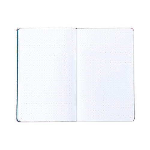 Erin Condren 5" x 8" Softbound/Soft Cover Notebook & Journal (Dot Grid) - Layers Colorful Cover and Layflat Binding Design. 124 Pages of Thick 80# Mohawk Paper