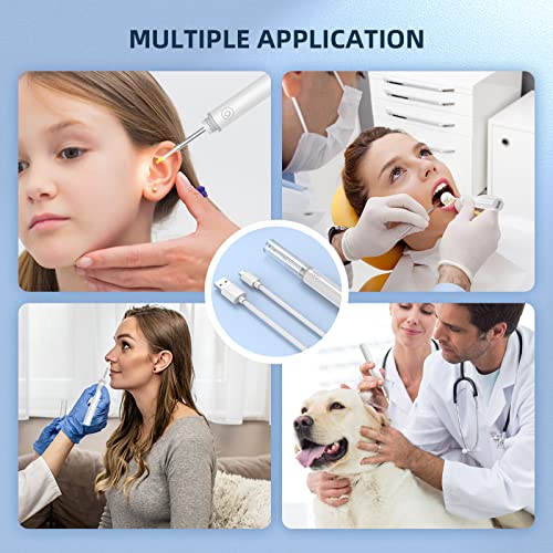 Ear Scope, Ear Wax Removal Tool Camera Wireless Otoscope 1080P Ear Cleaner Camera, Otoscope with Light Ear Wax Remover, Ear Endoscope Compatible with iPhone iPad Android