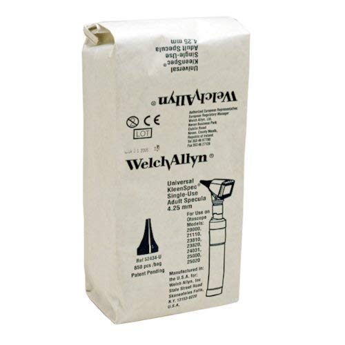 Welch ALLLYN KLEENSPEC Otoscope SPECULUMS 4.25MM 850/PKG