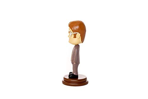 The Office Dwight Schrute Bobblehead Figure | Official The Office Bobblehead Dwight Schrute | The Office Merchandise Dwight Desk Decor Figures | 5.5 Inches Tall