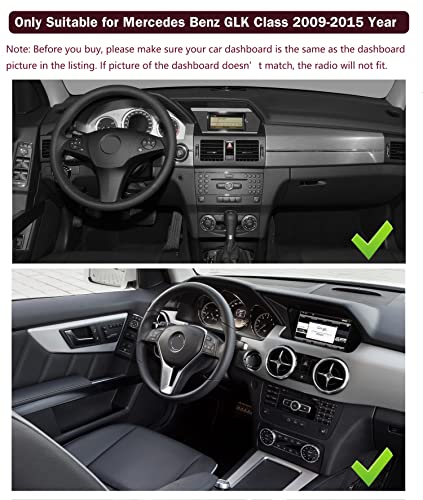 Road Top Newest Android 12 Car Stereo 10.25" Car Touch Screen for Mercedes Benz GLK Class X204 2009-2015 Year, 8+128G, Support Wireless Carplay, Global Weather,OTA Upgrade,Voice Control