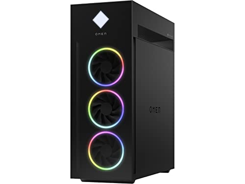 HP OMEN 45L Gaming & Entertainment Desktop PC (Intel i9-13900K 24-Core, 128GB DDR5 4400MHz RAM, 2TB PCIe SSD, GeForce RTX 4090, WiFi, Bluetooth, HDMI, USB 3.2, Display Port, USB 3.0, Win 11 Home)