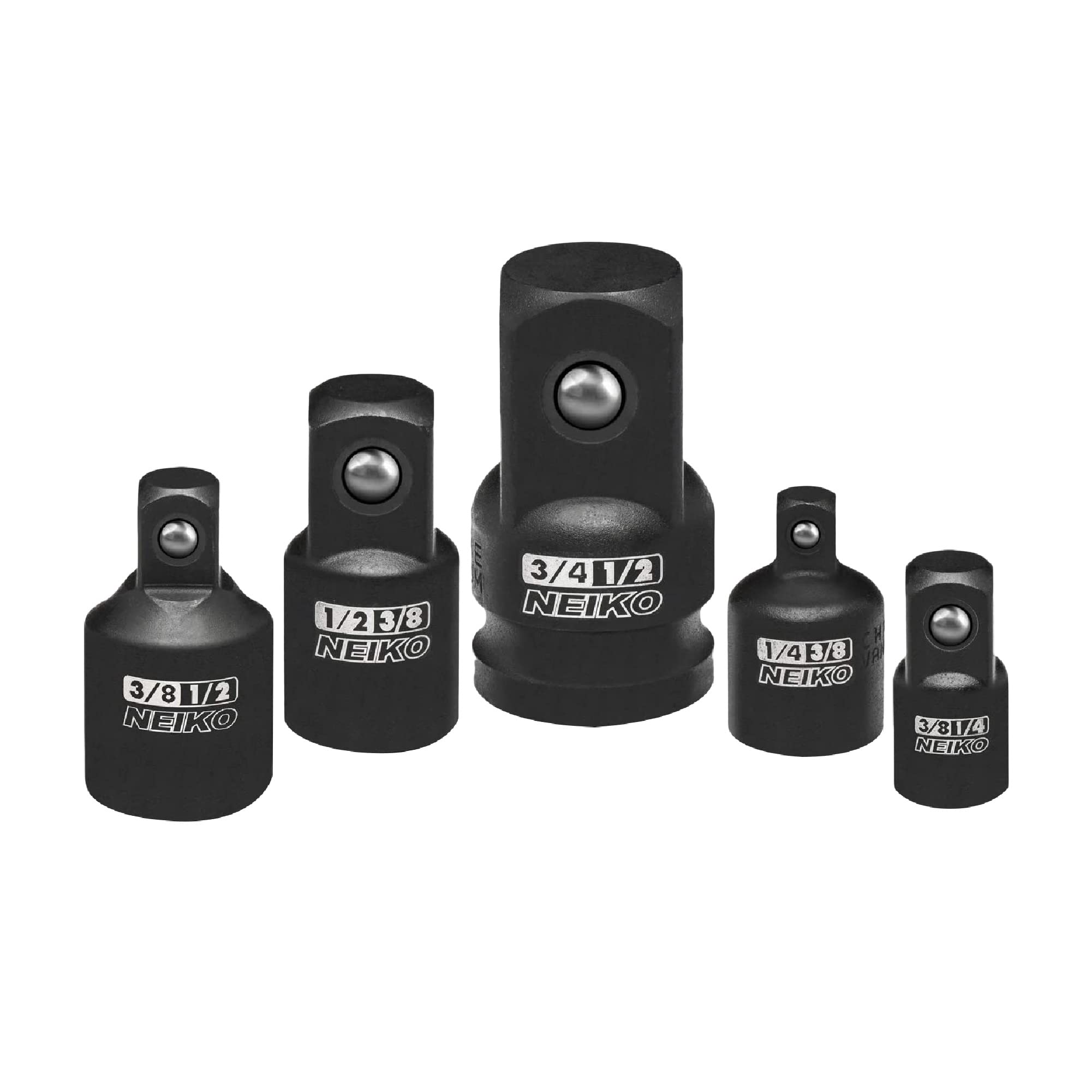 Heavy Duty 3 Ton Floor Jack, Low Profile Hydraulic Jack & NEIKO 30249A 5 Piece Impact Socket Adapter Set