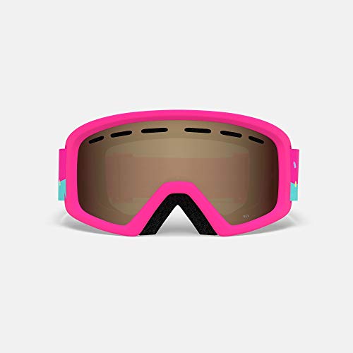 Giro Rev Youth Snow Goggles - Disco Birds Strap with Amber Rose Lens (2021)