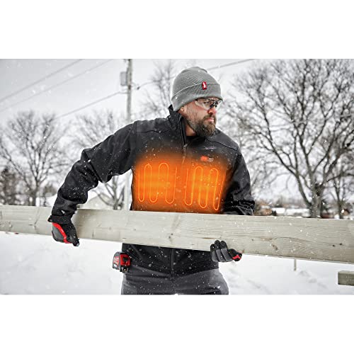 Milwaukee 204B-21L M12 TOUGHSHELL Lithium-Ion Cordless Heated Jacket (3 Ah) - Large, Black