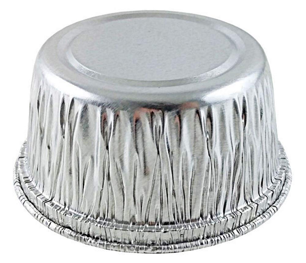 Handi-Foil 4 oz. Aluminum Foil Utility/Muffin/Cupcake Ramekin Cup - Heavy Duty (Pack of 50)