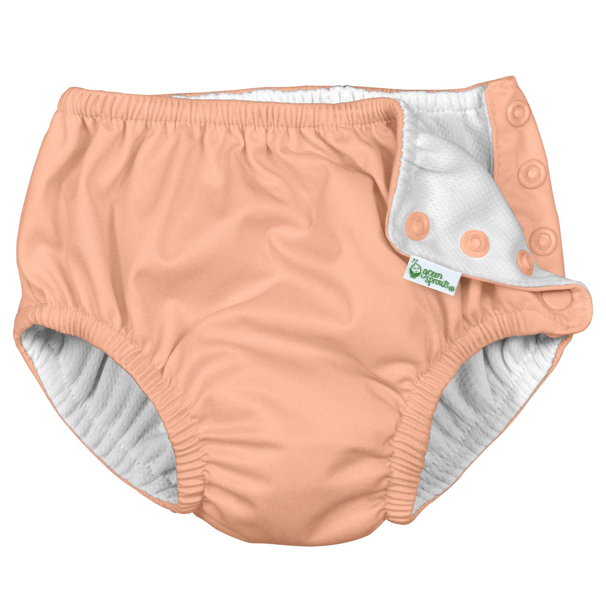 i Play (2 Pack) Girls Reusable Absorbent Baby Swim Diapers - Swimming Suit Bottom | No Other Diaper Necessary Coral 4T