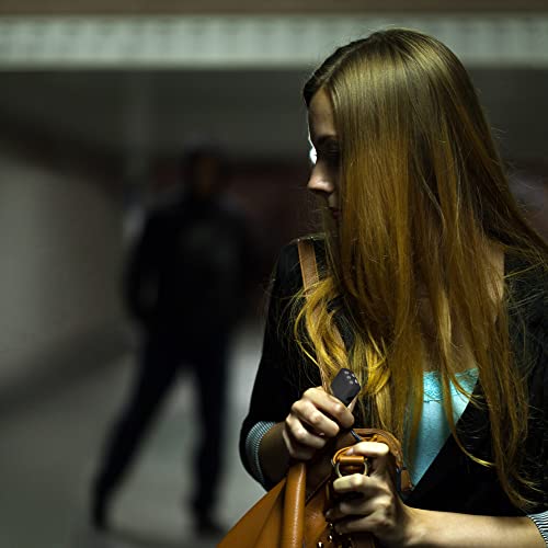GUARD DOG SECURITY Hornet+ Mini Stun Gun Keychain - Stun Gun Flashlight Now with Battery Life Indicator - Personal Defense Equipment β Rechargeable (Blue)