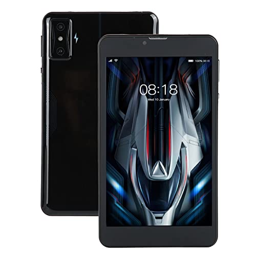 GOWENIC 7 Inch Kids Tablet, 5G WiFi Kids Tablet 2G RAM 32G ROM Toddler Tablet Dual SIM GSM Calling Tablet PC, for Android 10.0 System, IPS HD Large Screen(Black)