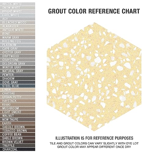 SomerTile FCD10VCYW Venice Hex Yellow 8-5/8" x 9-7/8" Porcelain Floor and Wall Tile
