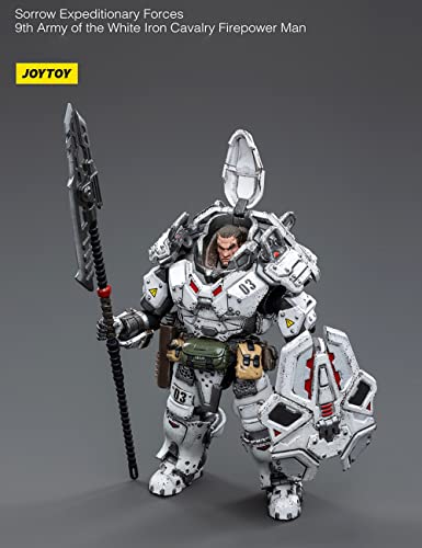 JoyToy 1/18 Scale Action Figures Mecha Sorrow Expeditionary Forces 9th Army of The White Iron Cavalry Firepower Man