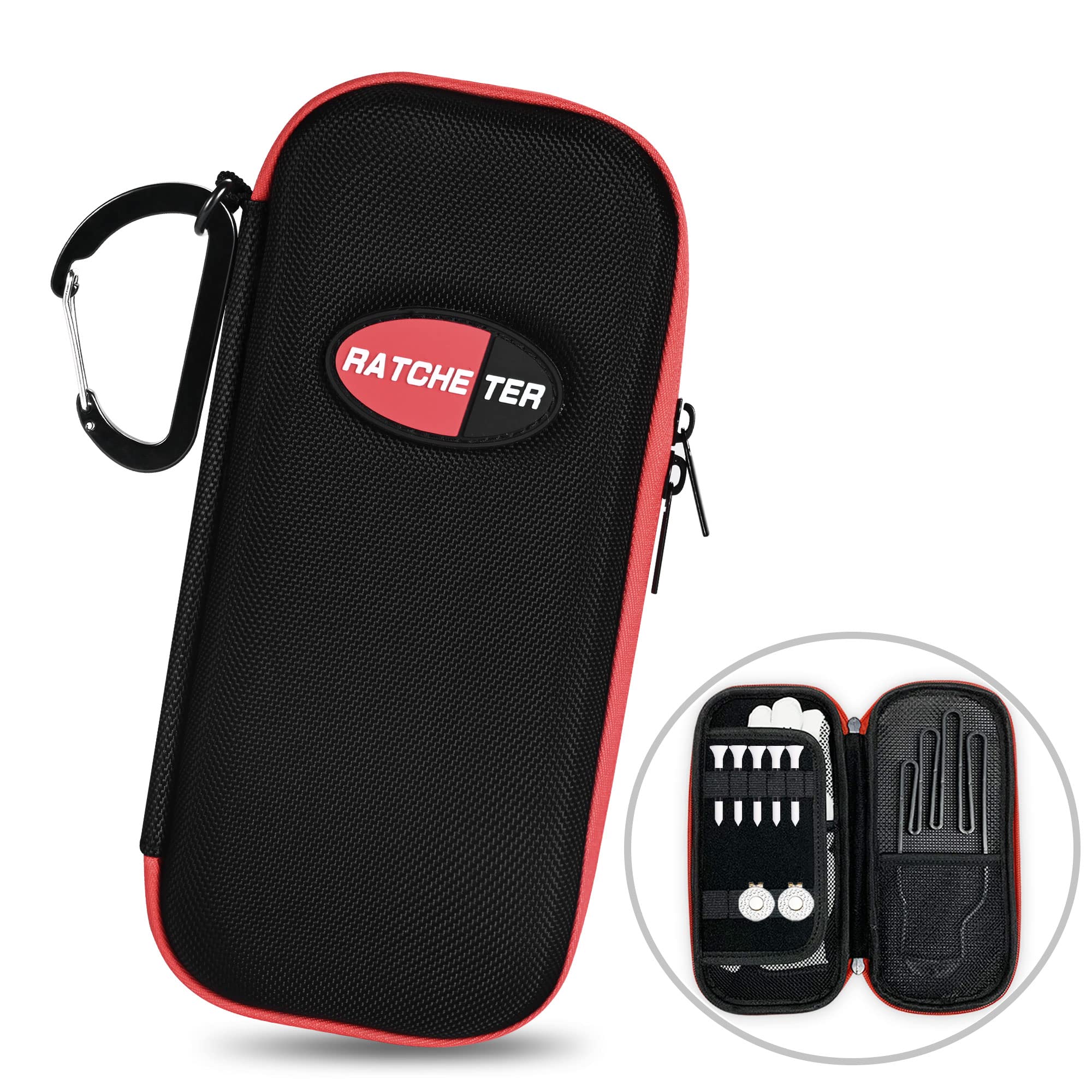 Glove Holder with Carabiner Hook to Golf Bags, Golf Gloves Accessories for Men Women Golfer
