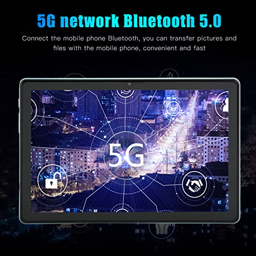 PUSOKEI Tablet PC for Android 11,10 inch 1920x1200 IPS HD Display,MT6711 10 Core CPU,6GB 128GB Memory,Dual SIM Card Slot,2.4G 5G Dual Band WiFi,8MP 20MP Camera(Green)