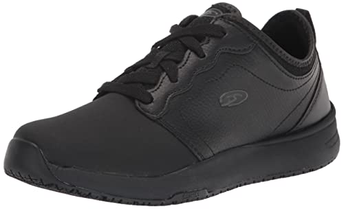 Dr. Scholl's Shoes Women's Drive Slip-Resistant Sneaker, Black, 9 W US