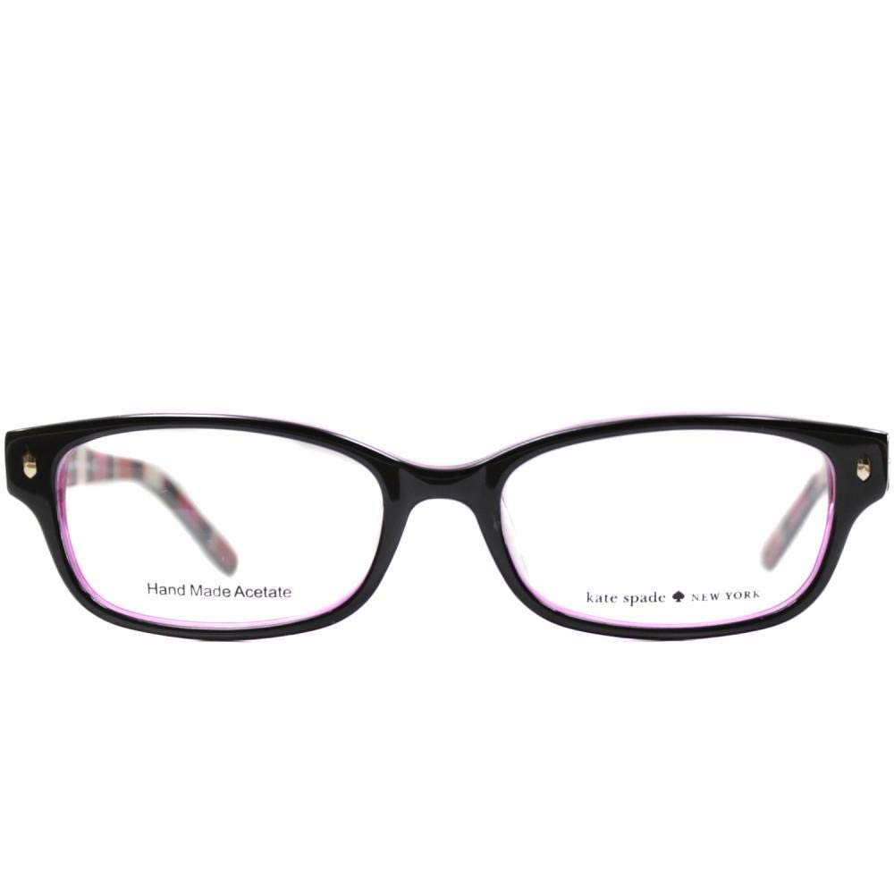 Kate Spade Lucyann Eyeglasses-0X78 Black Pink Striped-49mm
