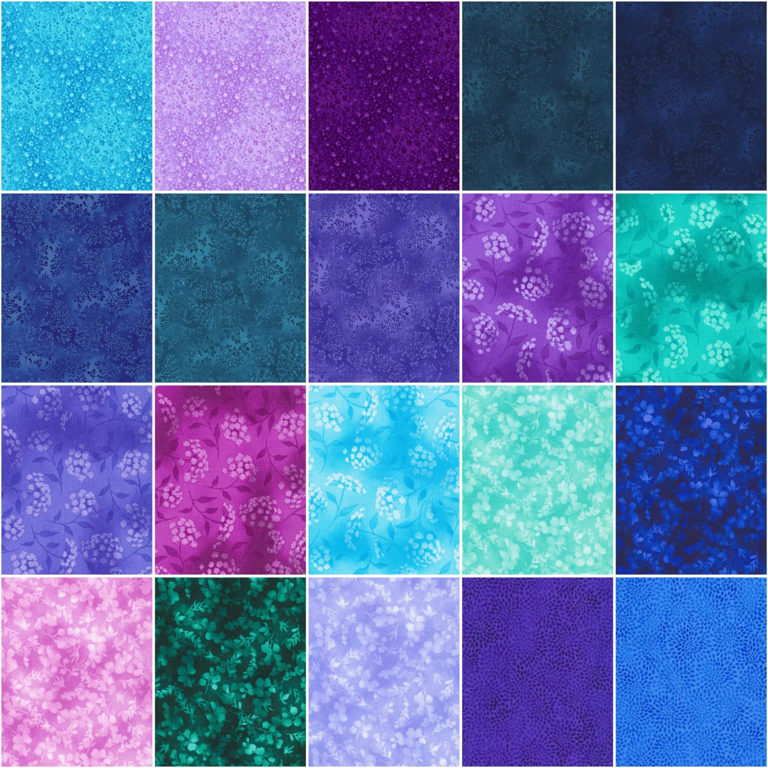 Fusions Jewel Charm Square 42 5-inch Squares Charm Pack Robert Kaufman Fabrics CHS-1089-42
