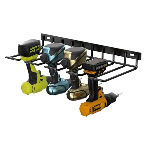 Space Saving Wall Mounted Tool Rack Storage Solution For Home Garage