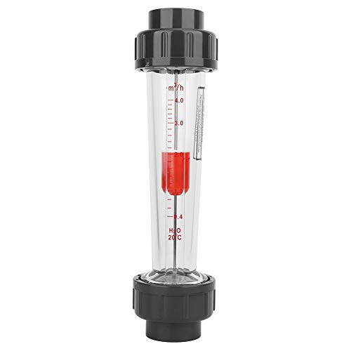 LZS-32(D)Liquid Flowmeter 0.4-4 Tube Type Liquid Flowing Meters Plastic Flat Interface Waterflow Controllers Transparent Water Rotameter Hydraulic Valve Fittings