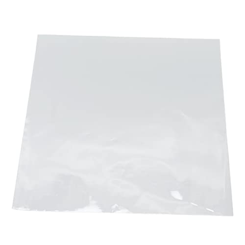 KUIDAMOS Resealable Vinyl Record Outer Sleeves, Protective 50Pcs OPP Dust Free Vinyl Record Sleeves Professional Keep for 12in Records