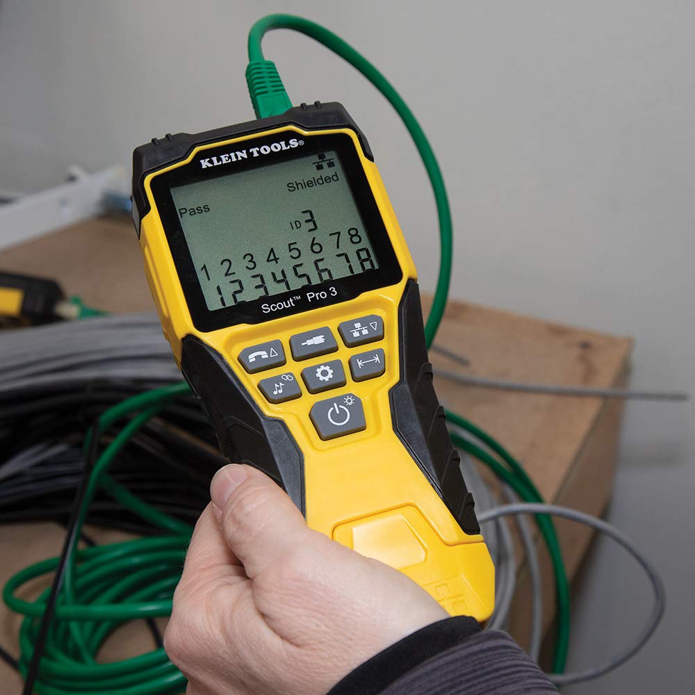 Klein Tools VDV501-851 Cable Tester Kit & Klein Tools VDV500-820 Cable Tracer with Probe Tone Pro Kit for Telephone, Internet, Video, Data and Communications Cables
