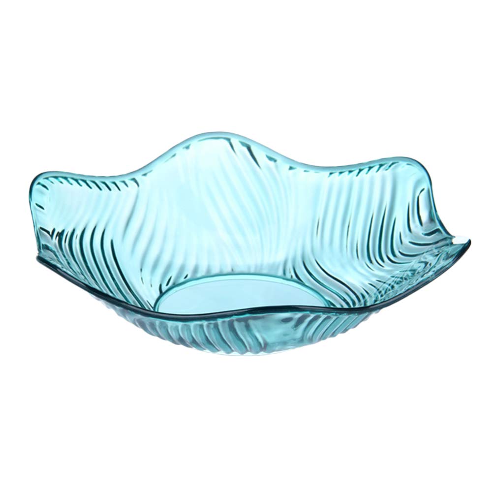 Hemoton Plastic Salad Bowl Fruit Bowl Plate Snack Dish Dessert Bowl Food Serving Bowls for Bread Snacks Vegetables Candy Appetizer Potpourris