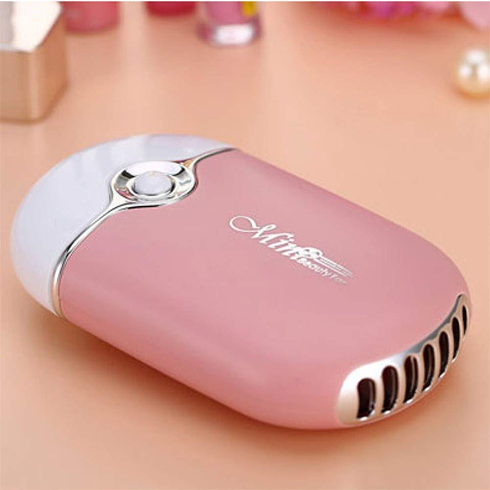 Feugole Eyelash Fan for Extension, Mini USB Lash Dryer Fan for Eyelash Extend Rechargeable Electric Handheld Fan