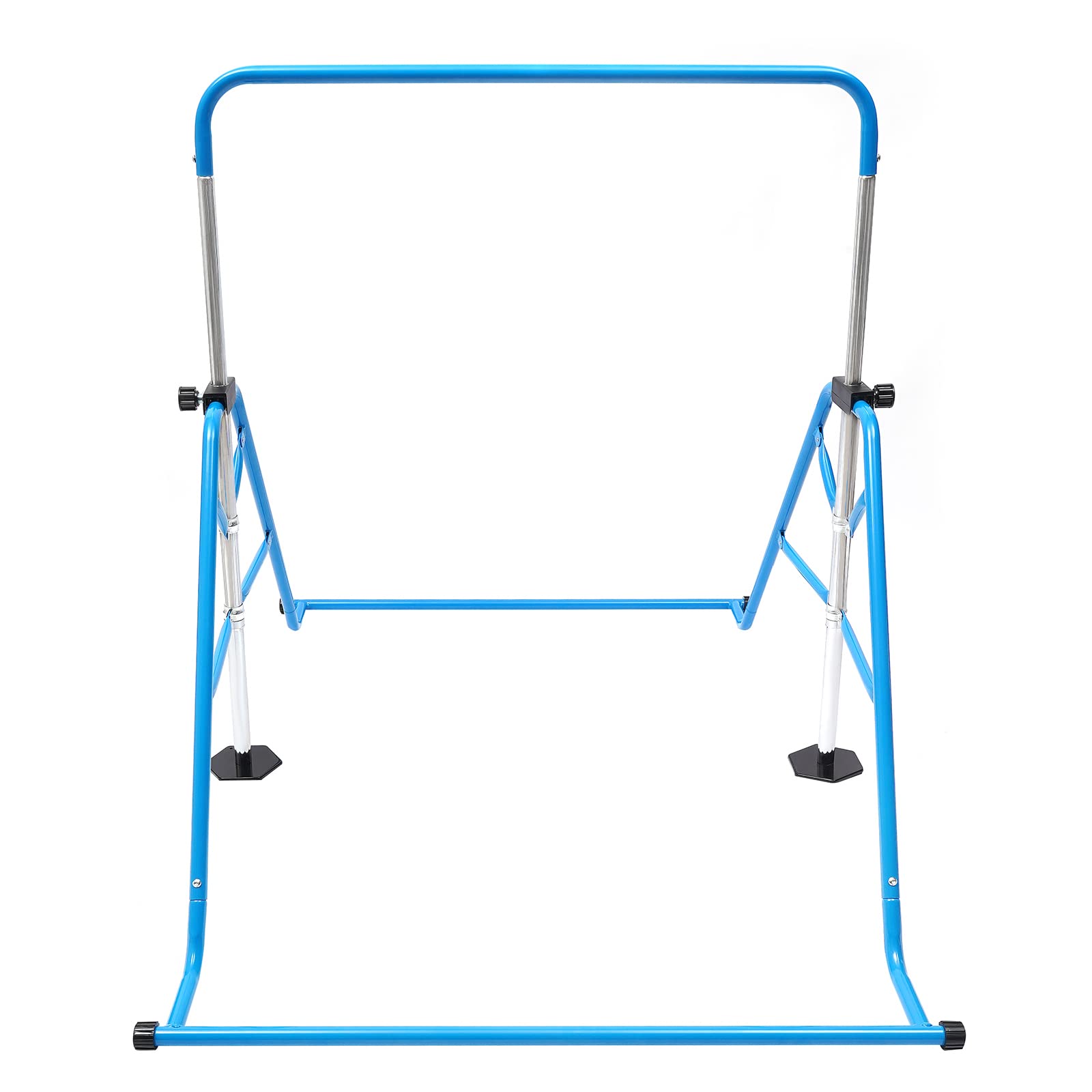 Gymnastics Bars for Kids Expandable Adjustable Height Gymnastic Horizontal Bars Folding Junior Training Kip Bar Equipment for Home Indoor Floor Practice Gymnastics Training