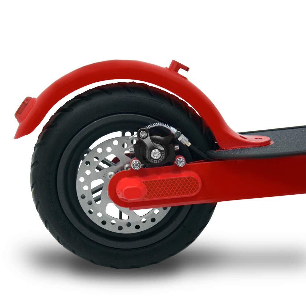 Fiat F500-F85 Electric Scooter 8.5” RED, 36V 350W Powerful Motor, Easy fold, Long Range Battery, Double Safety Breaking System
