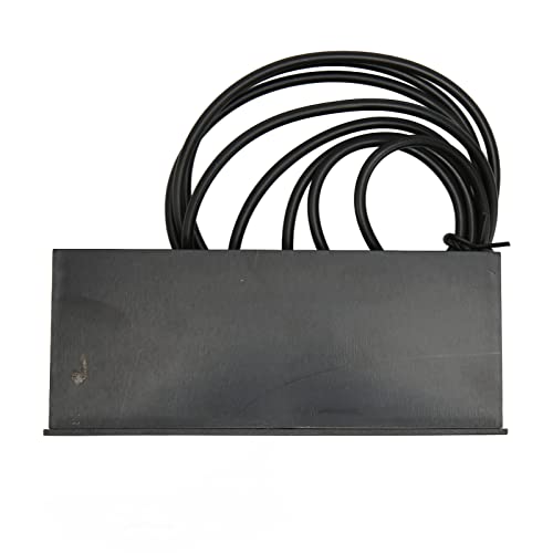 Jopwkuin Front Panel, Short Circuit Protection Easy Installation 5.25 Inch USB2.0 Hub Front Panel Sturdy Metal Construction for 5.25 Inch PC Computer Case