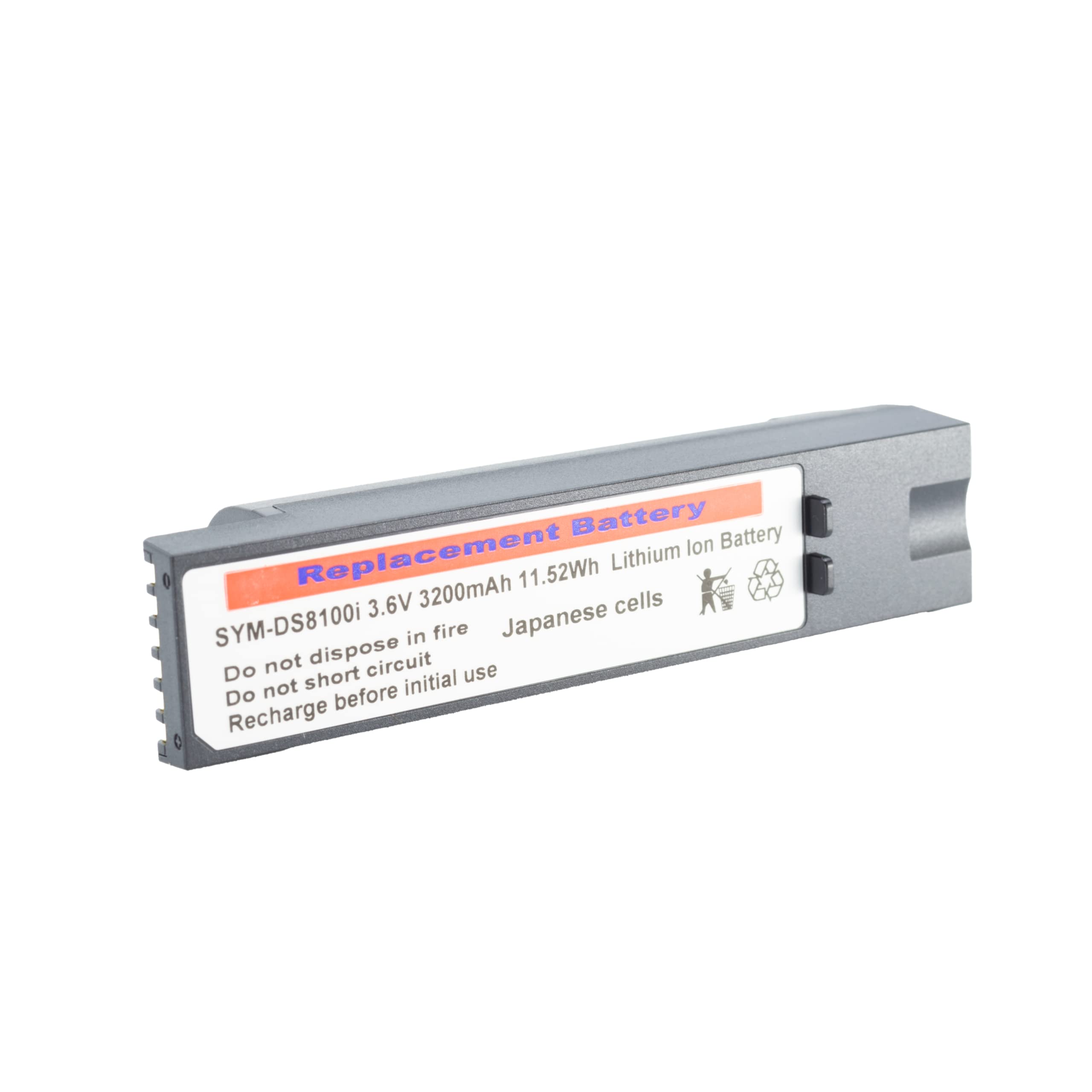 Replacement Battery for Zebra DS8178 Wireless Barcode Scanners, Li-Ion Rechargeable 3200mAh Extended Life | Replaces BTRY-DS81EAB0E-00, 81-176890-01, 71-176890-01