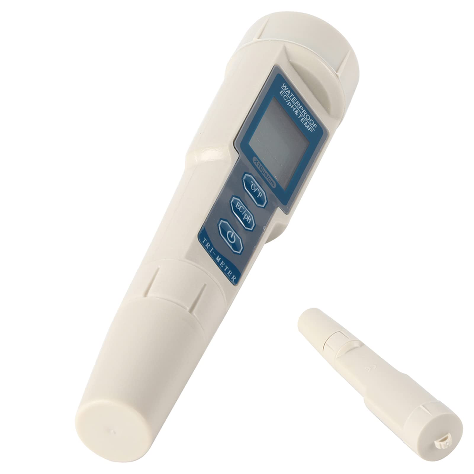 Hydroponics Ph Pen Kit,Ph Tds Meter,Misura Ph Per Bevande,Ph Meter Food High Accuracy Portable 3 in 1 Pen Type Digital Ph Ec Temp Meter Water Quality Monitor Tester