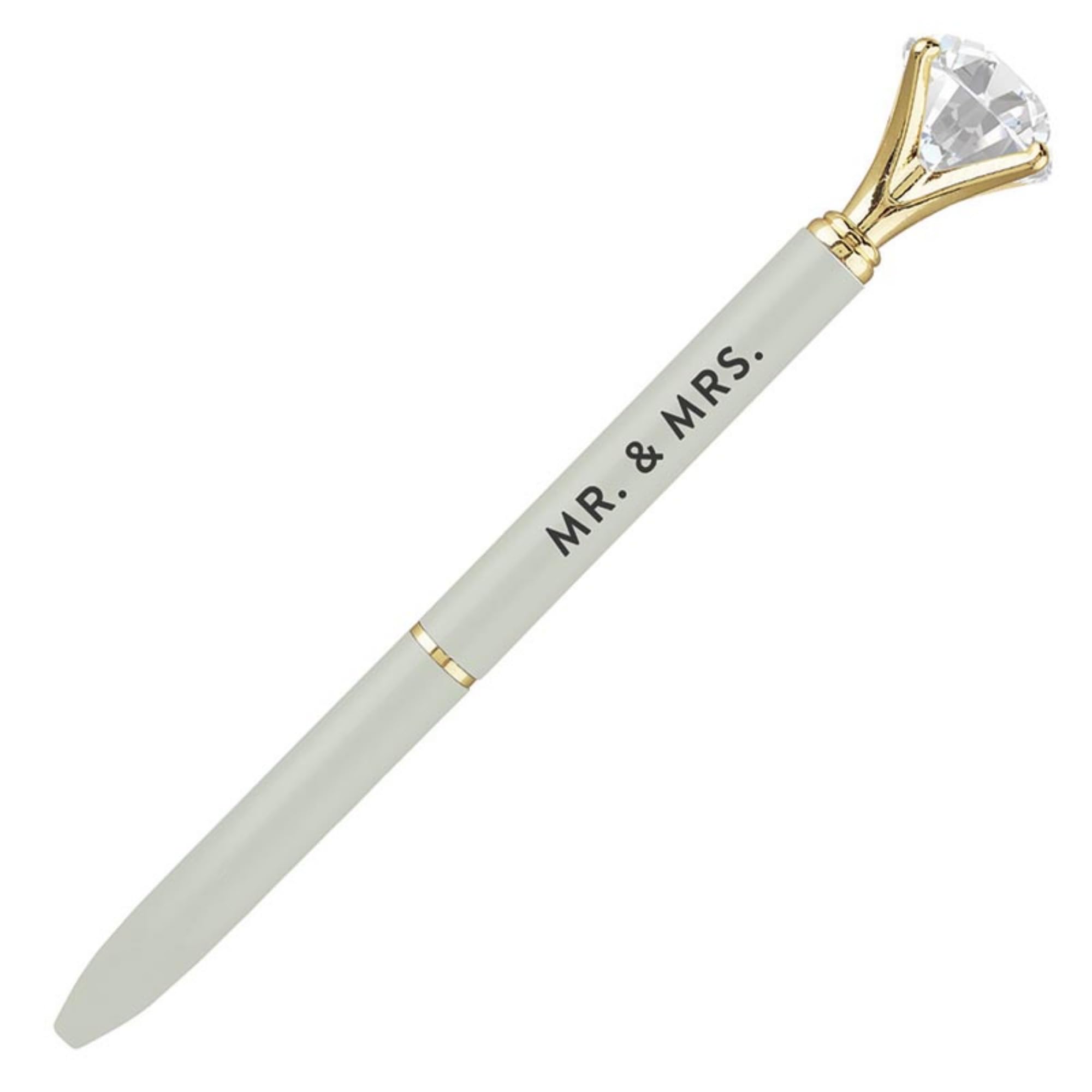 Santa Barbara Design Studio Wedding Gifts Gem Refillable Pen Wood Boxed Gift Set, 1-Piece, Mr & Mrs
