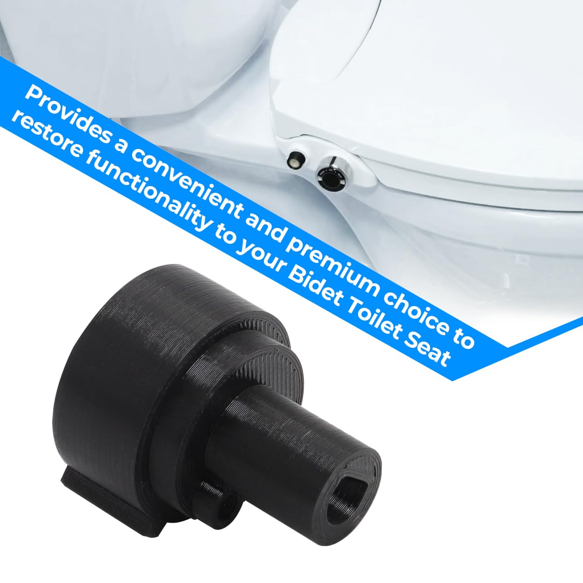 Replacement Knob for Brondell Bidet Toilet Seat Upgrade Your Non-Electric Bidet -Stronger PLA