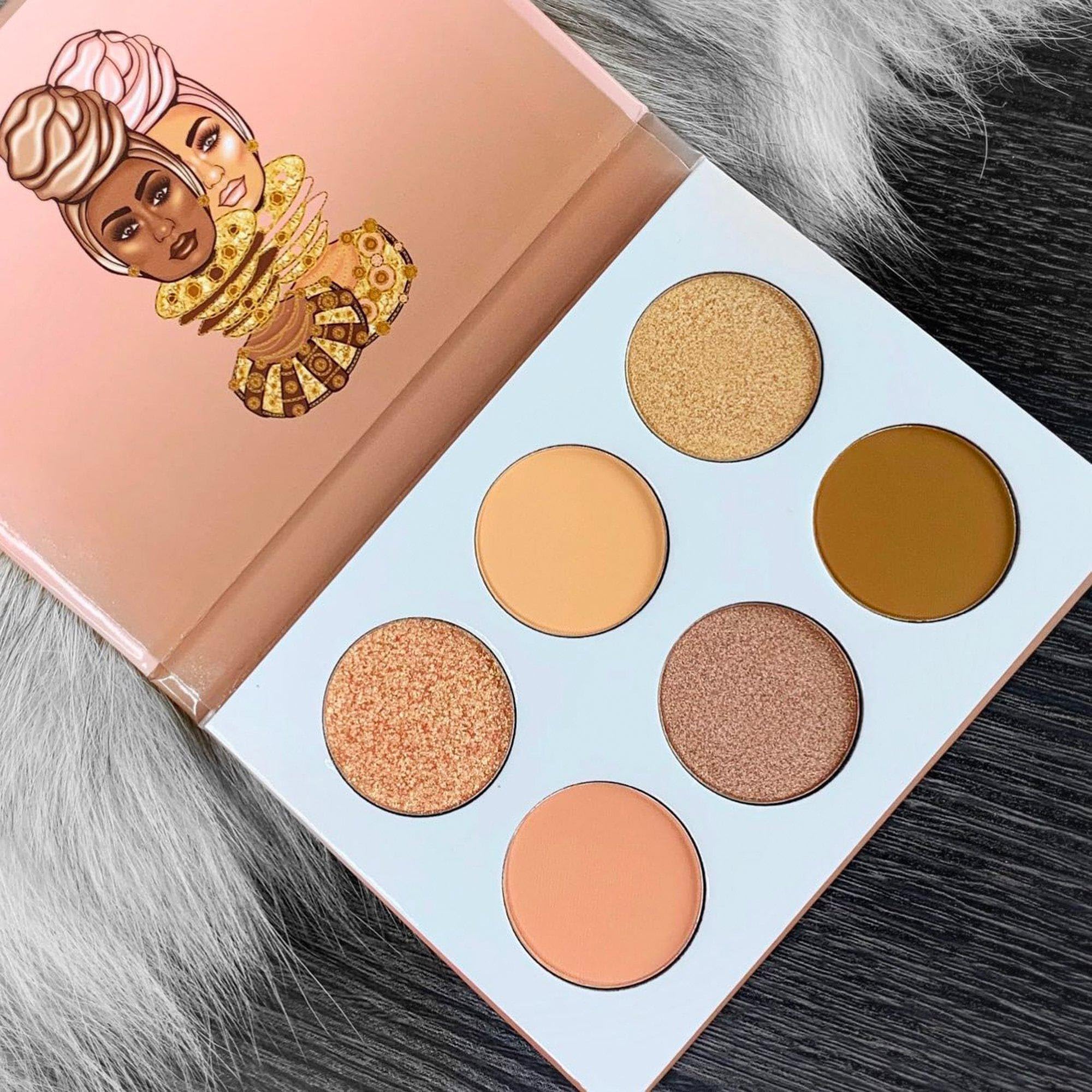 Juvia's Place The Nudes - Blue, Eyeshadow Palette, Professional Eye Makeup, Pigmented Eyeshadow Palette, Makeup Palette for Eye Color & Shine, Pressed Eyeshadow Cosmetics
