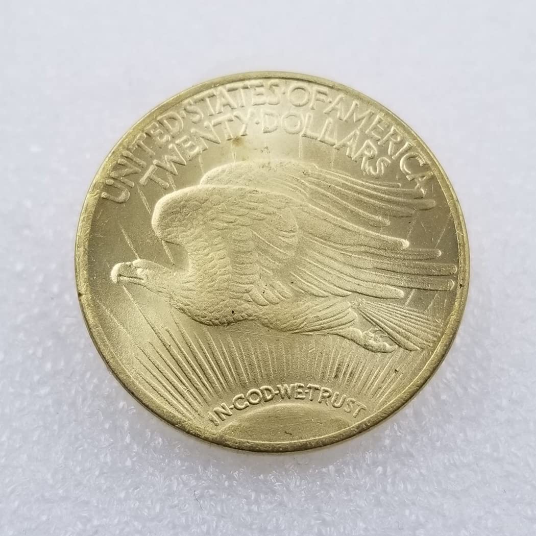 Kocreat Copy 1927-S Double Eagle Liberty Gold Coin Twenty Dollars-Replica USA Souvenir Coin Lucky Coin Morgan Dollar Collection, Silver