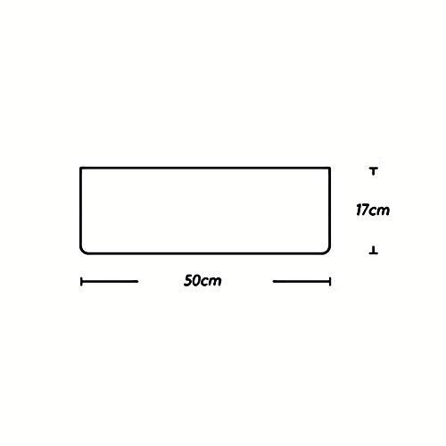 PIBM Stylish Simplicity Shelf Wall Mounted Floating Rack Shelves Solid Wood Bookshelf Smooth Wear Resistant Easy to Clean Bearing Strong Living Room,4 Sizes, Walnut Color , 90x17cm