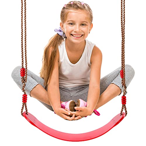 Swing Seats for Kids, Swing, Tree Swing, Swings Seat, 300 Lbs Weight Capacity Swing Board & Rope Outdoor Porch Backyard Playground for Children