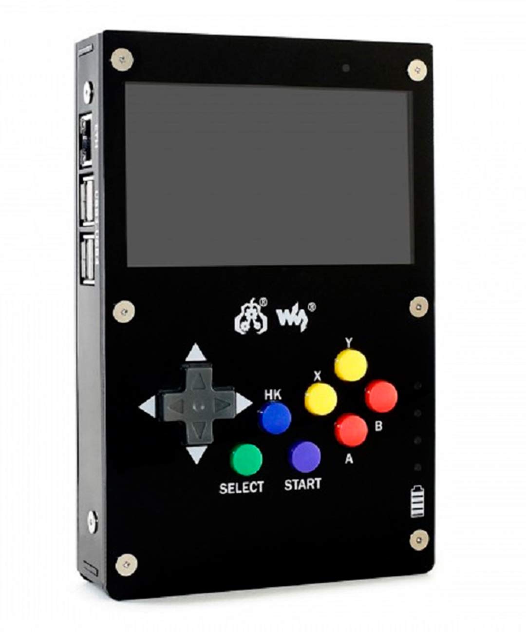GamePi43 Accessories Kit for Raspberry Pi 4B/3B+/3B/2B/B+ Portable Retro Video Handheld Game Console with 4.3inch IPS Display 800x480 Pixel 60 fps Smooth Gaming Experience Speaker Earphone Jack