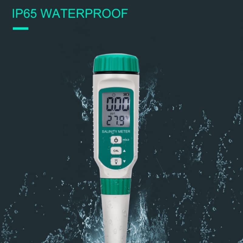 LHLLHL Digital Salinity Meter Tester Pen Food Beverages Salt Content Water Quality Test Aquarium Seawater Meter Measurement Salinometer