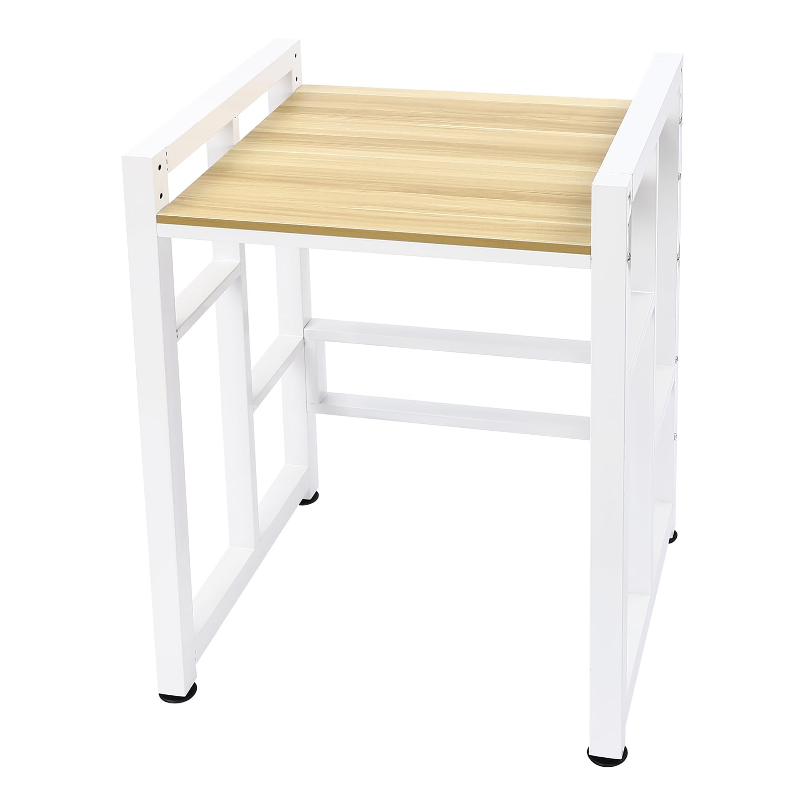 Stacking Dryer Rack Stand, Floor Mount Storage Shelf with Adjustable Laminate, Heavy Duty Over Washer and Dryer Shelves, Washing Machine Rack for Bathroom, Laundry Room, Apartments Garages