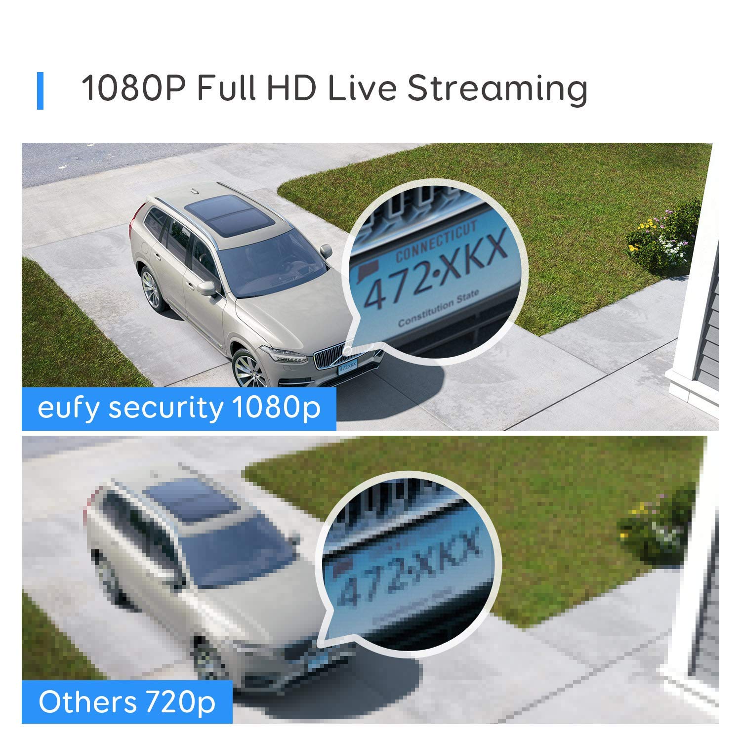 eufy Security, eufyCam 1080p Wireless Home Security 2-Camera Kit,365-Day Battery, Rechargeable, Night Vision, IP67 Weatherproof (Renewed)