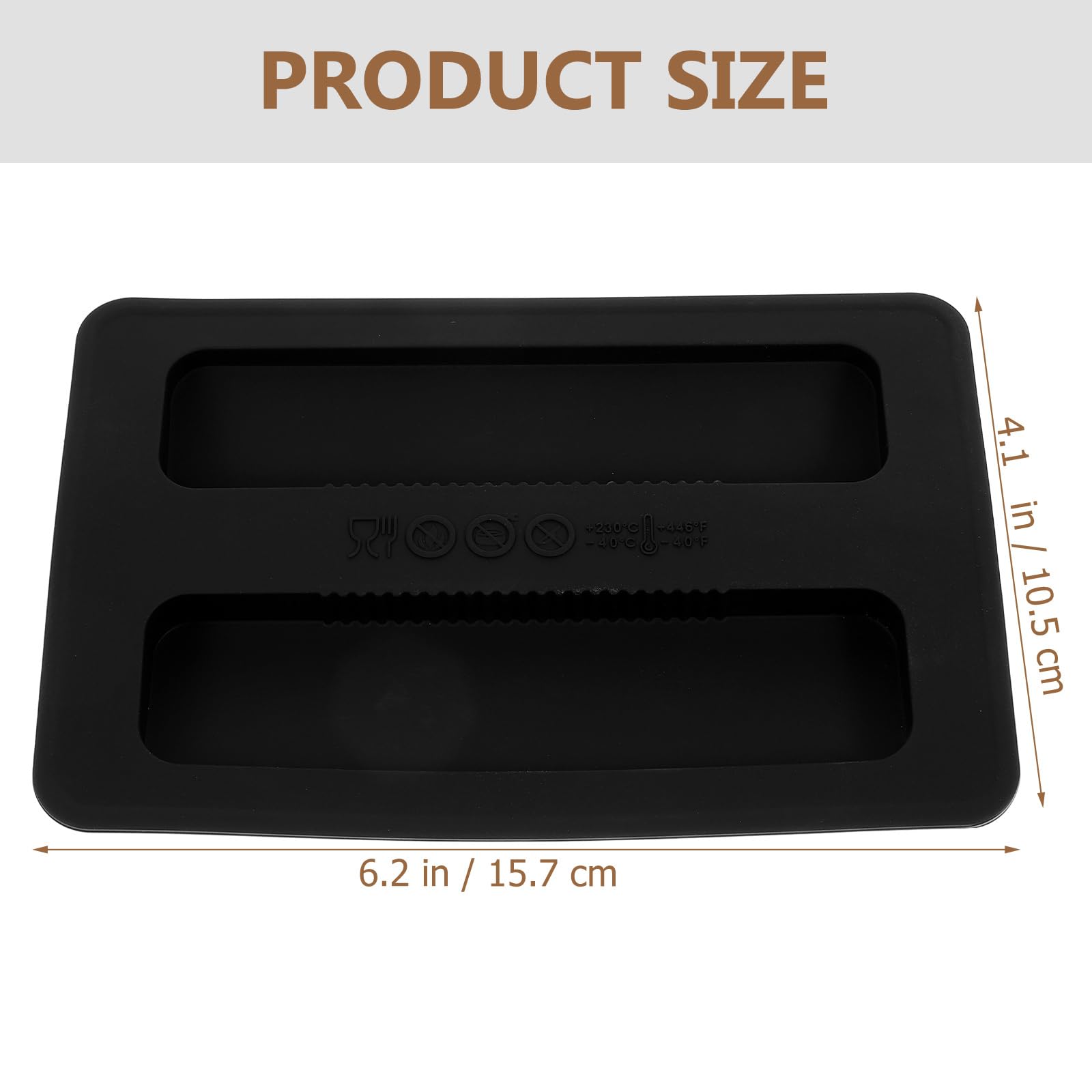Silicone Toaster Dust Cover 2 Slice Toaster Lid Electric Bread Maker Upper Cover Toaster Machine Top Cover for Bread Machine Part Accessories (Black)