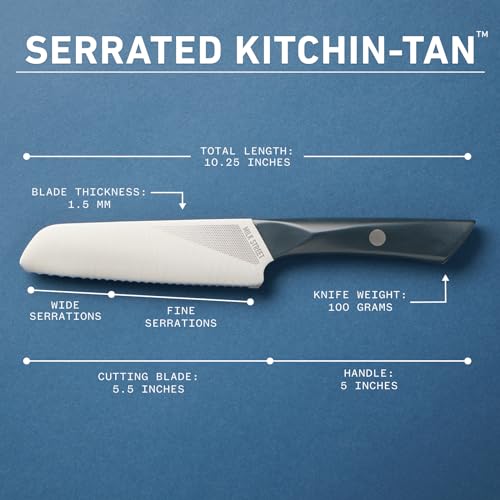 Milk Street Kitchin-tan Serrated Japanese-Style Utility Knife